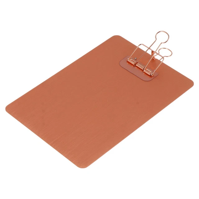 1PC METAL A5 Paper Clipboard A5 File Size Folder Plate Writing Splint ...