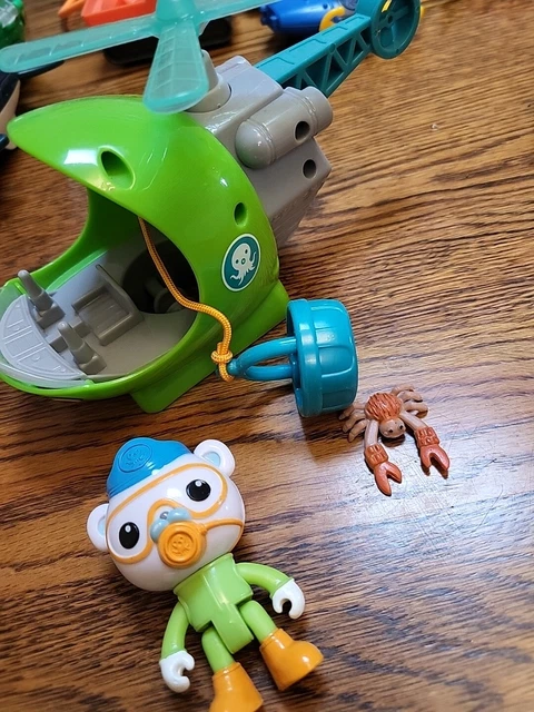 OCTONAUTS GUP H Helicopter Toy Captain Barnacles Figure Vehicle Sea ...