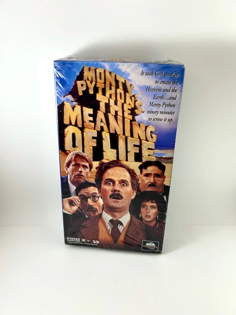 MONTY PYTHON'S THE Meaning of Life VHS - Sealed - 1983 $3.99 - PicClick
