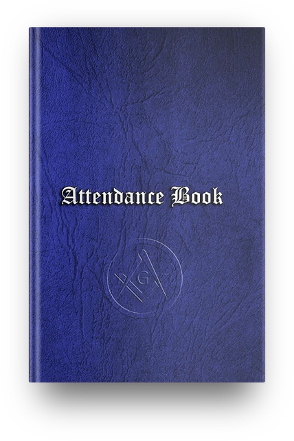MASONIC LODGE SIGNATURE/ATTENDANCE Book £49.99 - PicClick UK