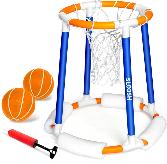 POOL BASKETBALL HOOP Toys, Floating Basketball Pool Game, Swimming ...