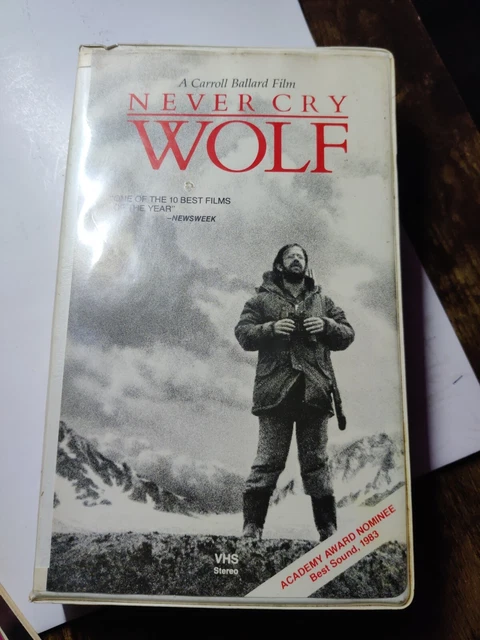 NEVER CRY WOLF VHS Walt Disney Home Video 1983 Brian Dennehy Clamshell $13.70 - PicClick CA