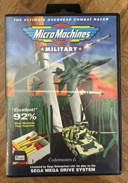 SEGA MEGA DRIVE GAME : Micro Machines Militaire : CIB : CodeMasters : J ...