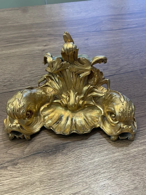 ANCIEN ÉLÉMENT DE robinetterie robinet en bronze doré du XIX siècle de ...