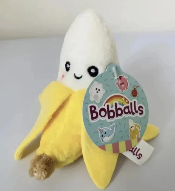 NEW BOBBALLS BANANA | Keel Toys | 8cm | Kawaii Plush | BNWTs Christmas ...