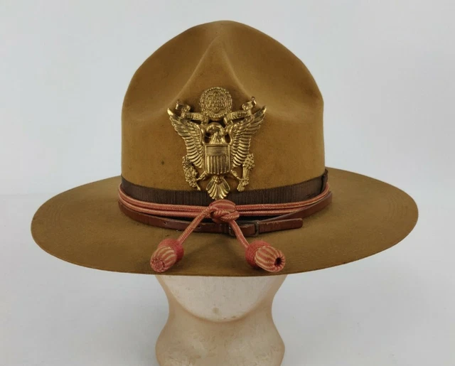 PRE WW2 WWII 1930s US Army Signal Corps Officer Campaign Hat Size 7 EUR ...