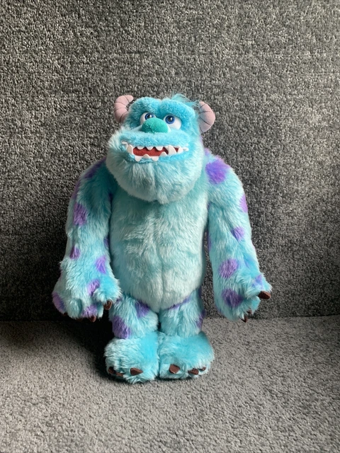 DISNEY STORE MONSTERS Inc 14” Talking Roaring SULLY Moveable Arms Soft ...