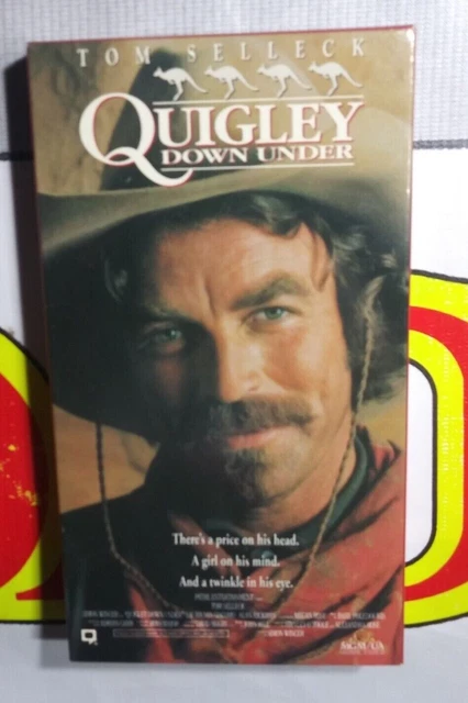 VHS VIDEO - Quigley Down Under - Tom Selleck Western - MGM/UA. . £10.03 ...
