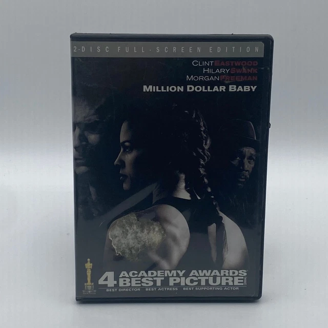 MILLION DOLLAR BABY DVD 2-Disc Full-Screen Clint Eastwood Hilary Swank ...