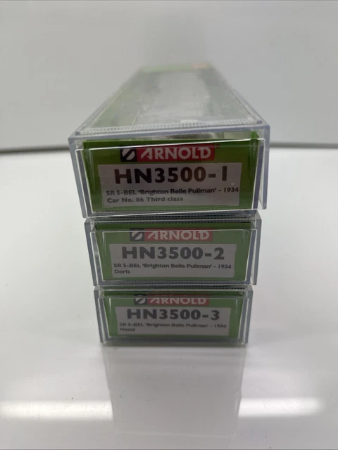 HN3002 HORNBY ARNOLD N Gauge Brighton Belle Pullman 5-Car Train Model ...