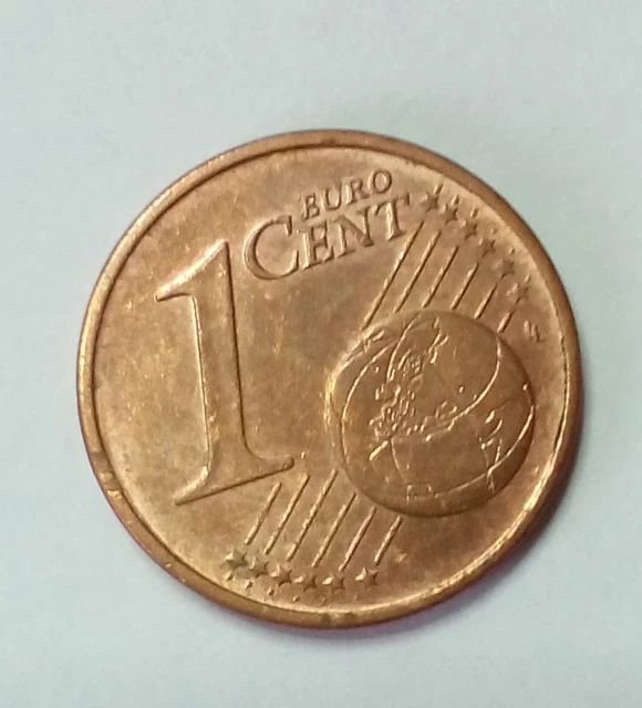 EURO BRD 2008 1ct Präg. D München (75) 0,01€ Ein-Cent-Münze gelaufen ...