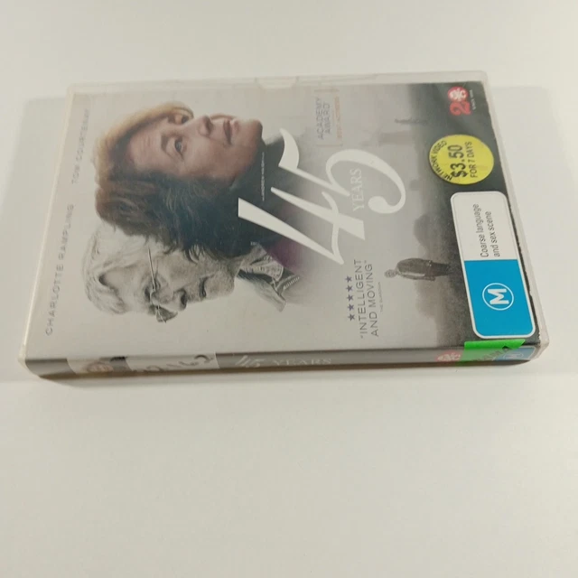 45 YEARS DVD Region 4 PAL Ex Rental Movie Charlotte Rampling Tom ...