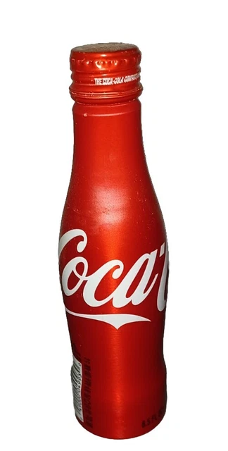 COCA COLA COKE Red Aluminum Collectible 8.5oz Bottle 2010 Full £7.55 ...