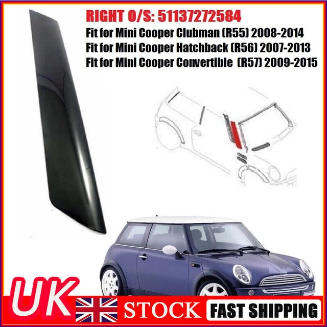 FRONT RIGHT WINDSHIELD A Pillar Trim For Mini Cooper R55 R56 R57 ...