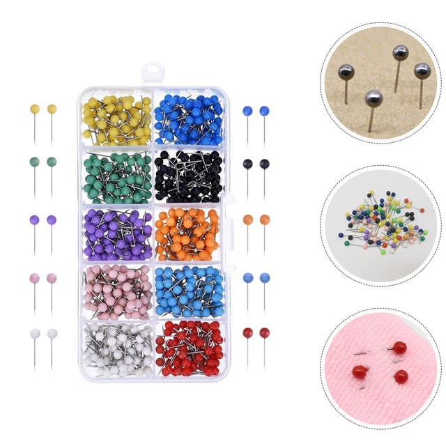 600 PCS THUMBTACKS for Bulletin Board Small Round Head Push Pins $21.99 ...