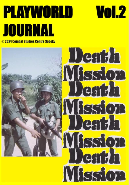PLAYWORLD JOURNAL VOL.2 DOUBLE SIZE Death Mission RPG 'Zine New ...