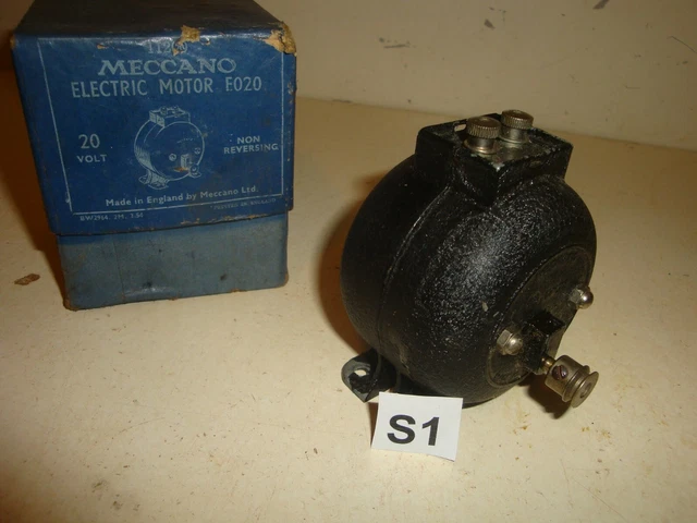 VINTAGE EO20 NON Reversing 20 Volt Electric Meccano Motor £28.00 ...