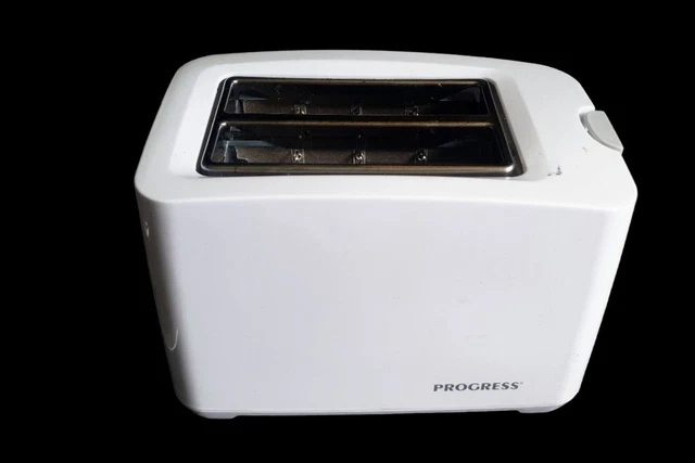 PROGRESS 2-SLICE 750W Toaster Slide-Out Crumble Tray White Used £7.99 ...