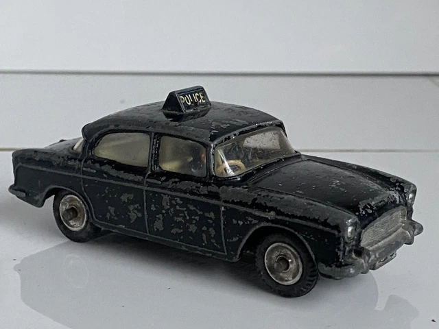 DINKY TOYS RARE Vintage Classic Car Model Humber Hawk Police Scarce Toy ...