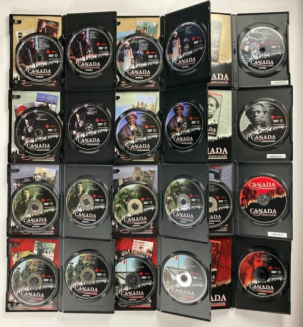 CANADA: A PEOPLE’S History 1 2 3 4 DVD Complete Series 21-Disc Set w ...