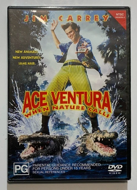 ACE VENTURA WHEN Nature Calls DVD Jim Carrey Movie Film Comedy Region 4 ...