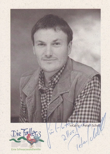 SWR *DIE FALLERS* Autogrammkarte #4 von PETER SCHELL EUR 1,25 - PicClick DE