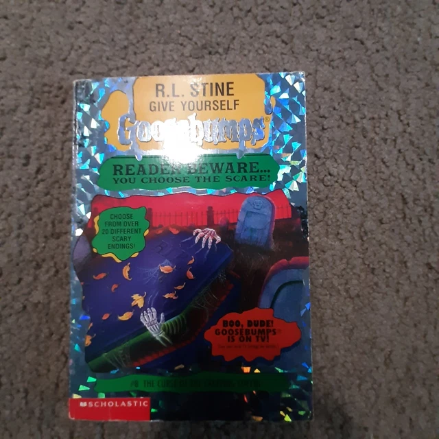 GOOSEBUMPS #8 THE Curse of the Creeping Coffin R.L. Stine VINTAGE 1996 ...