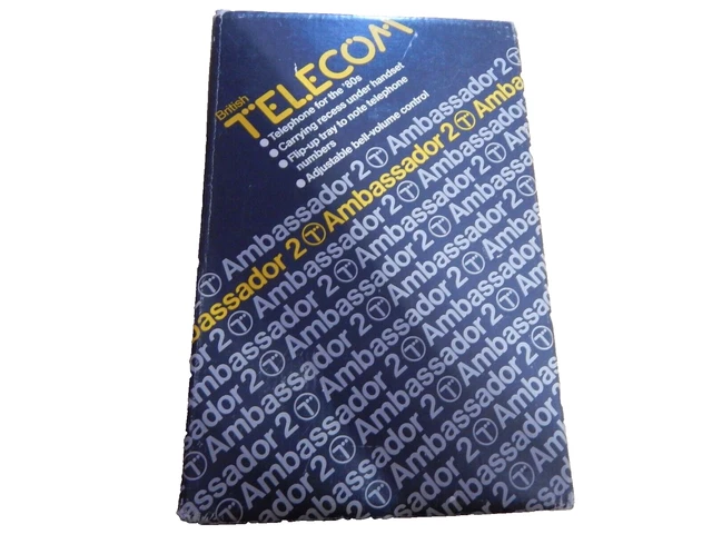 RETRO BRITISH TELECOM Ambassafor 2 Telephone Brown £16.99 - PicClick UK
