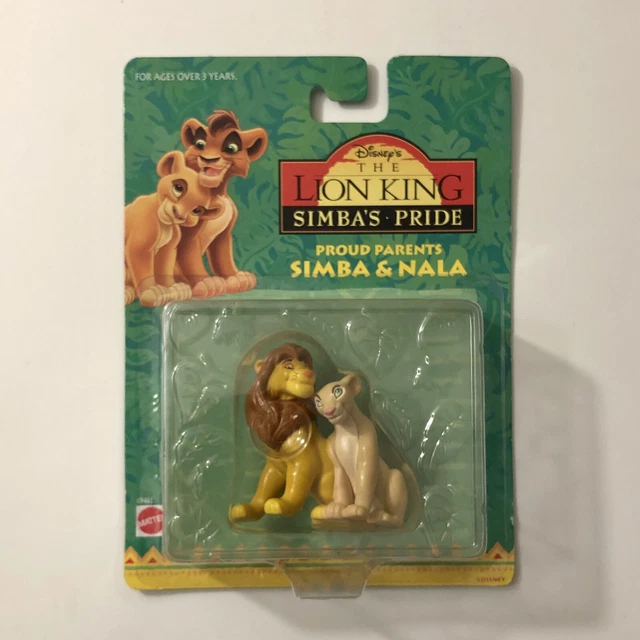 RARE DISNEY’S THE Lion King Simba’s Pride Simba & Nala Figures Mattel ...