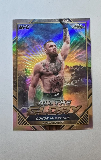 CONOR MCGREGOR 2024 Topps Chrome UFC All The Glory Case Hit SSP EUR 45 ...