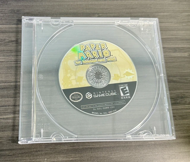 PAPER MARIO: THE Thousand-Year Door (Nintendo, 2004) Disc Only Works ...