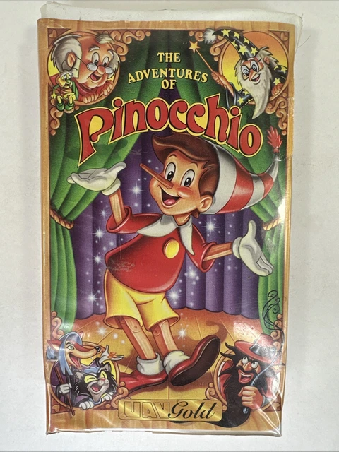 THE ADVENTURES OF PINOCCHIO 1994 Animated VHS Video Tape UAV Gold Clamshell £7.24 - PicClick UK