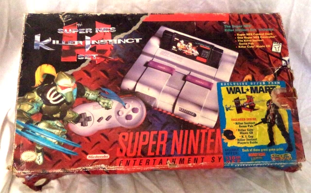 *RARE* VINTAGE SNES Killer Instinct Super Nintendo Box Only W/Styrofoam ...