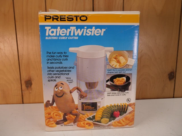 VINTAGE PRESTO TATER Twister - Electric Curly Cutter - 02930 TESTED $40 ...