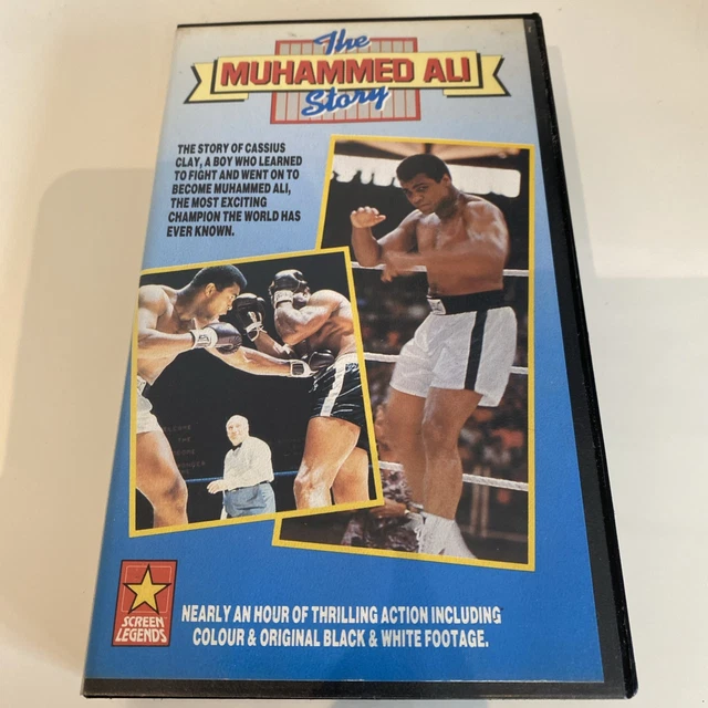 VINTAGE RARE THE Muhammed Ali Story VHS 1988 Documentary Boxing Legends ...