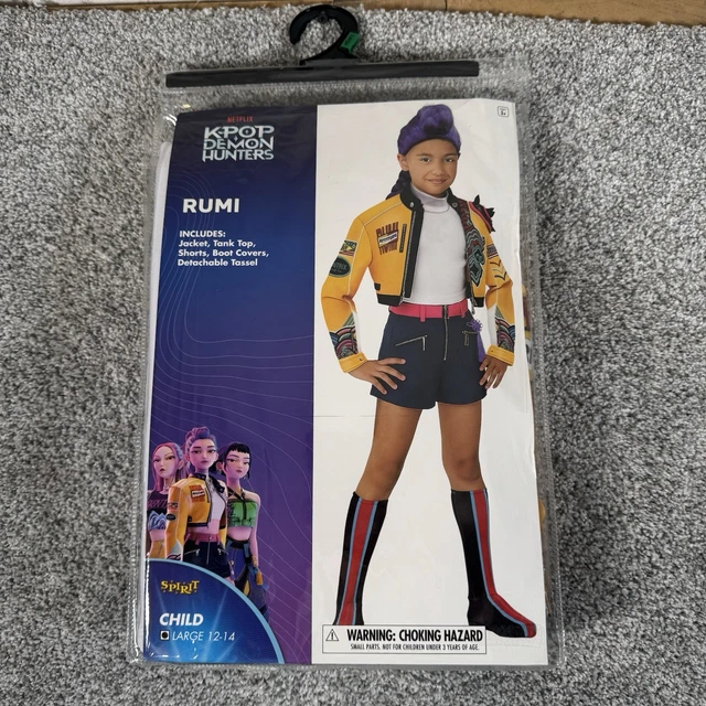 SPIRIT HALLOWEEN KPOP Demon Hunters Rumi Costume Kids Large $191.24 ...