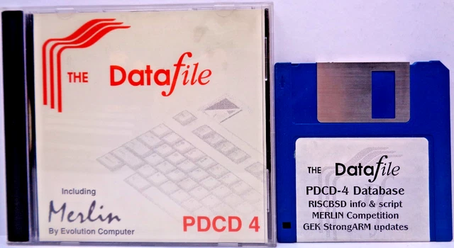 ACORN ARCHIMEDES -- The Datafile Pdcd4 (Evolution - Cd-Rom + Disk) EUR ...