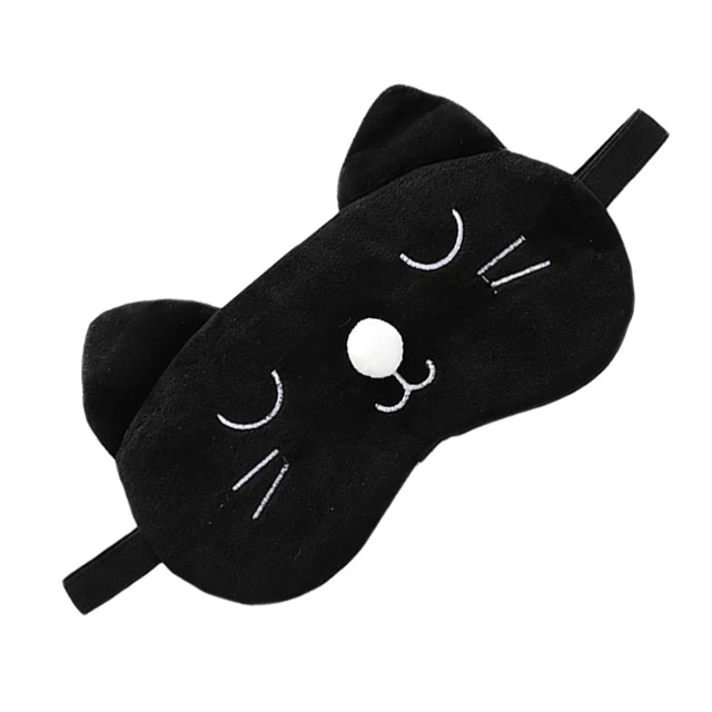 3 PCS Cartoon Cat Design Eye Masks Adorable Eye Covers Indoor Sleeping ...