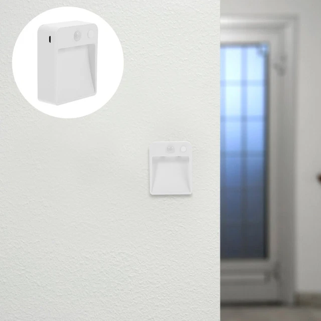 MOTION-SENSING CORDLESS LED Night Light Lamp Wall Light for Entrance ...