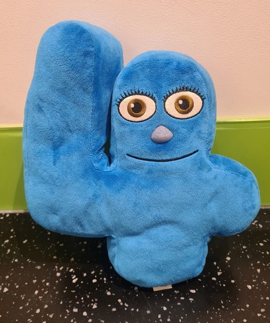 CBEEBIES NUMBERJACKS NUMBER 4 Rare Plush Soft Toy Blue 11 Inch Gosh £29 ...