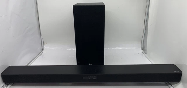 LG SK5 WIRELESS 4.1 Surround Sound Bar Speaker System + LG Subwoofer SPK5B-W Blk £119.95 ...