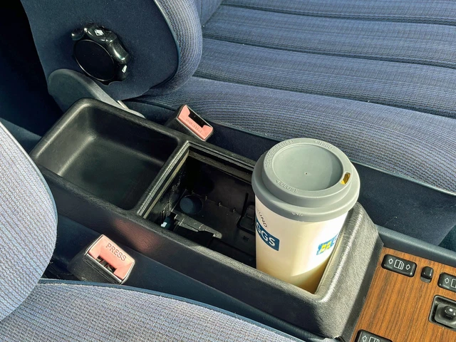 MERCEDES W124 FISCHER Centre Console Cubby/Storage Tape Box Poss Cup ...