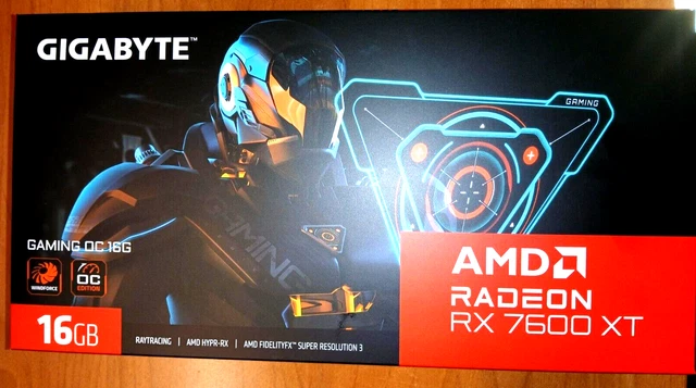 GIGABYTE AMD RADEON RX 7600 XT Gaming OC 16G GDDR6 Graphics Card £299. ...