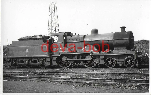 RAILWAY PHOTO LMS 2P 40694 Moor Row Shed 1953 Midland 4-4-0 Loco £3.75 ...