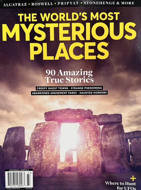 NEW 8-2023 THE Worlds Most Mysterious Places 100 Page Magazine 90 ...