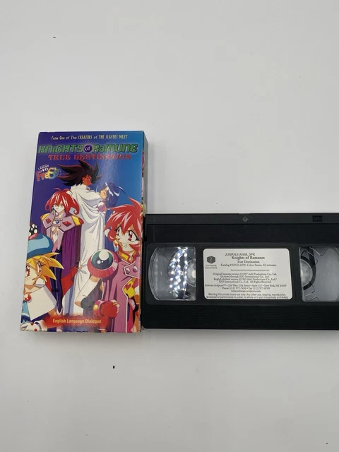 SOFTWARE SCULPTORS KNIGHTS of Ramune: True Destination VHS NTSC Dubbed ...