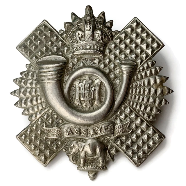 ORIGINAL HIGHLAND LIGHT Infantry HLI Scottish Regiment Collar Badge £10 ...