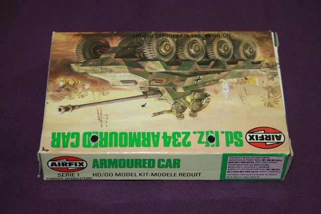 AIRFIX SD.KFZ. 234 Armoured Car HO/OO scale model AFV kit 61311-2. £9. ...