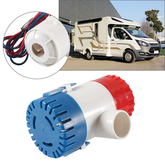 12V BOAT YACHT Submersible Water Bilge Drainage Pump For 1-1/8" O.D ...