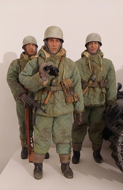 DRAGON DID 1/6 scale WWII German Fallschirmjager Set Of 3 Custom ...